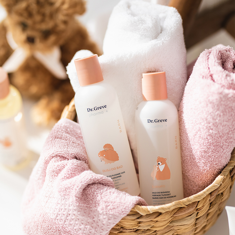 Mild og pleiende sjampo for barn | Dr. Greve pharma